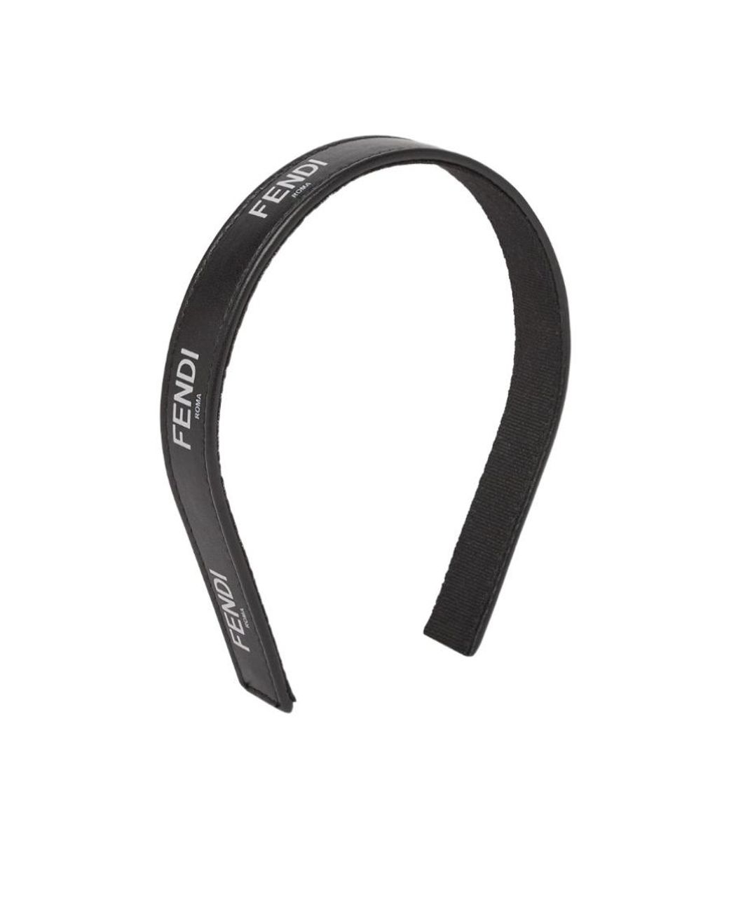 Fendi Logo Headband in Metallic | Lyst