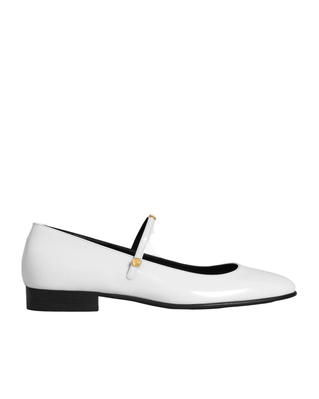 Celine City Ballerina in White | Lyst UK