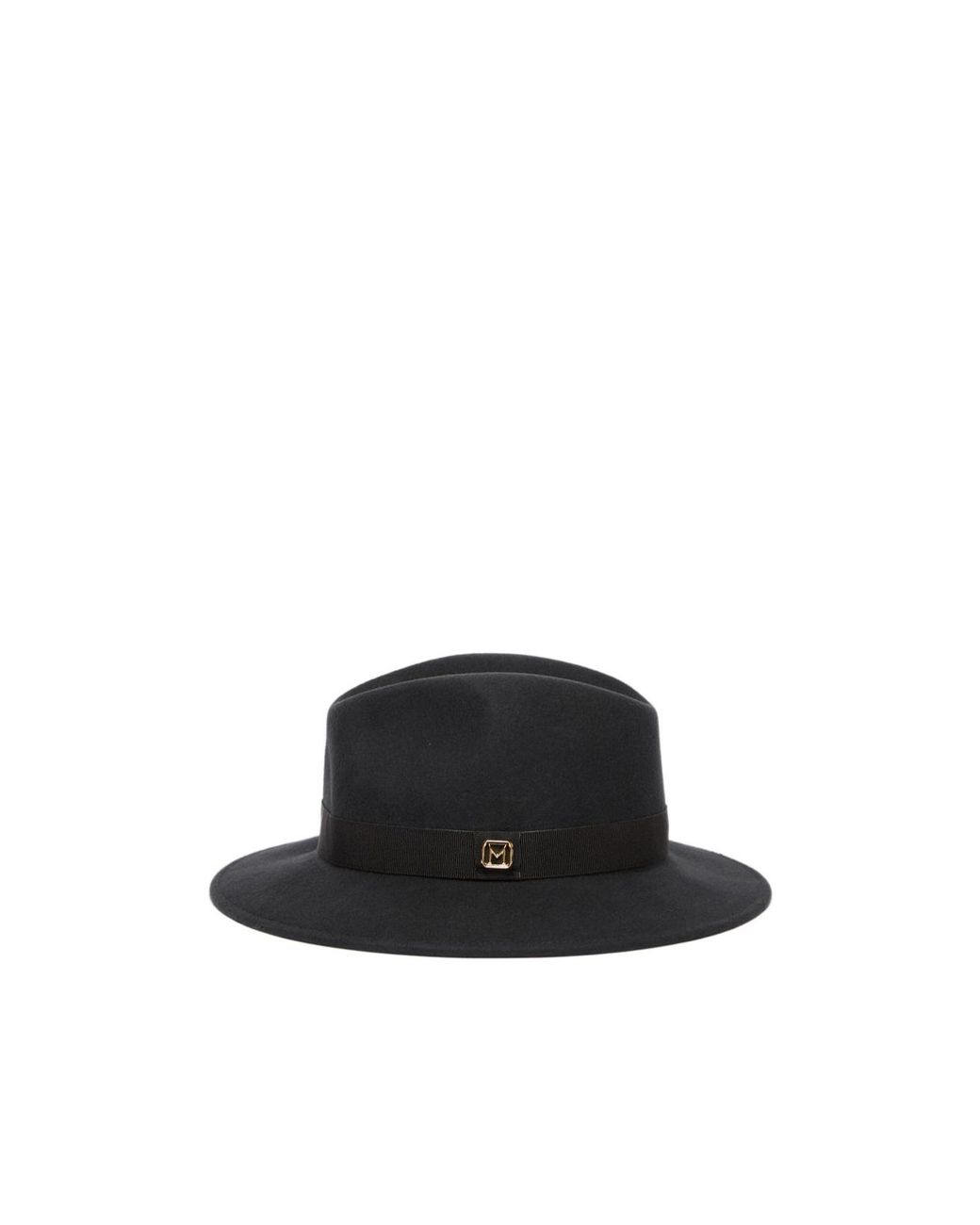Marella Wide Brim Felt Hat in Black | Lyst