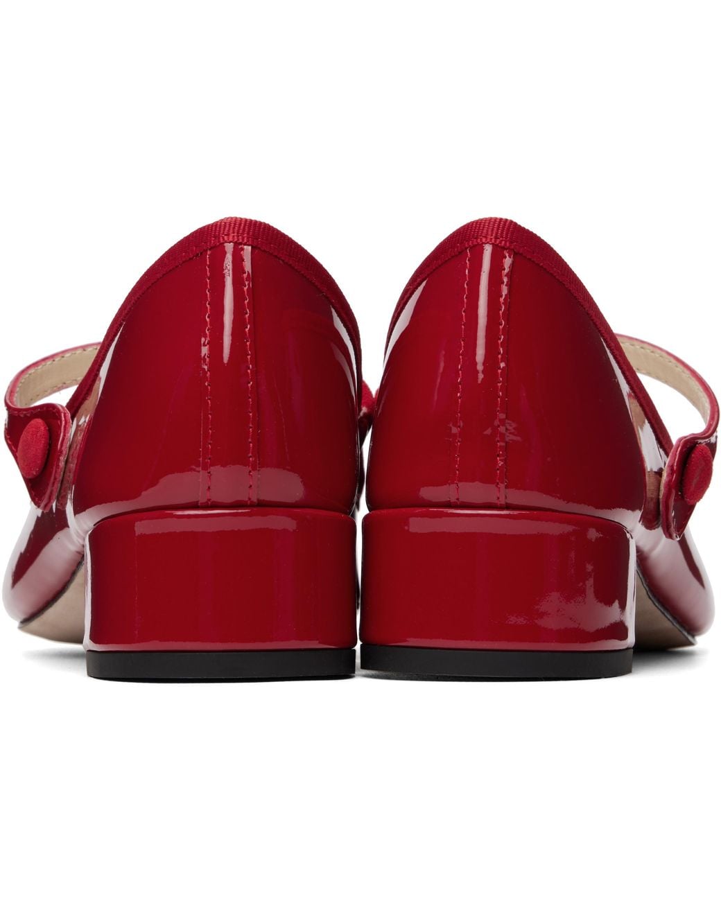Repetto Rose Mary Jane High Heels in Red | Lyst UK