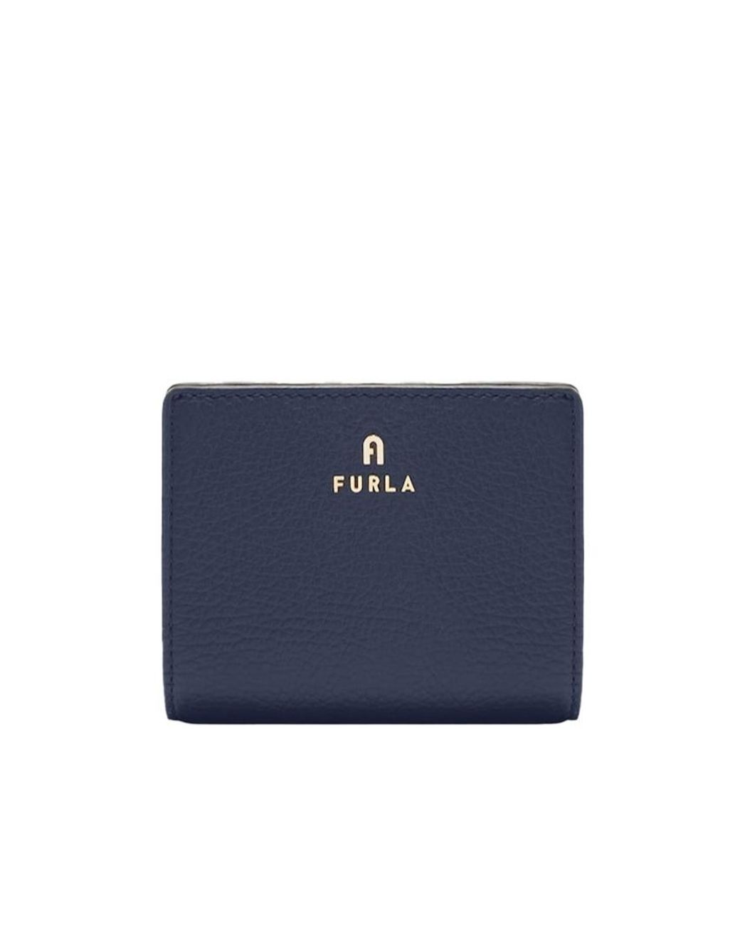 Furla Double-Fold Wallet in Blue | Lyst