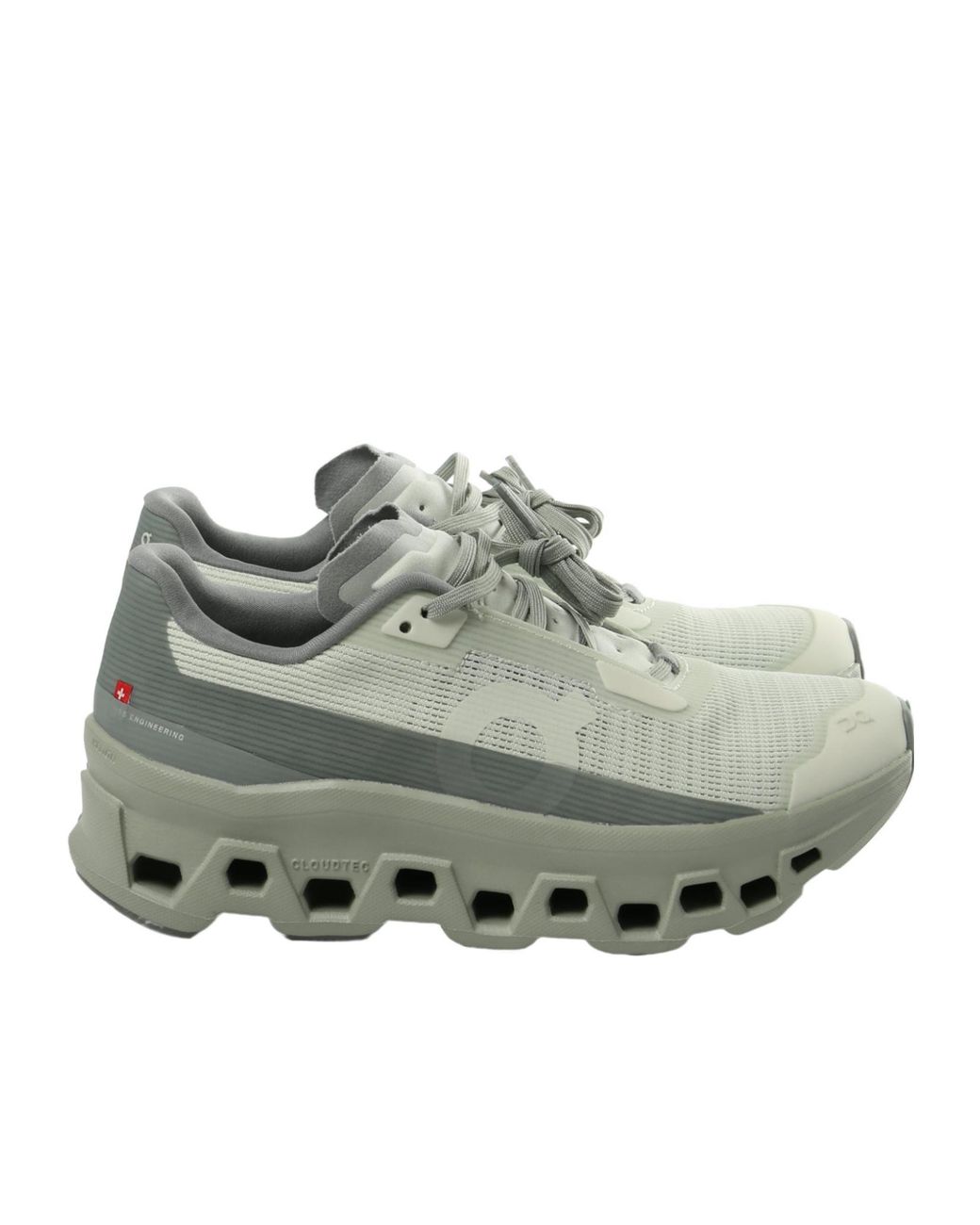 On Shoes Cloudmonster Void Lace-Up Sneakers in Grey | Lyst UK