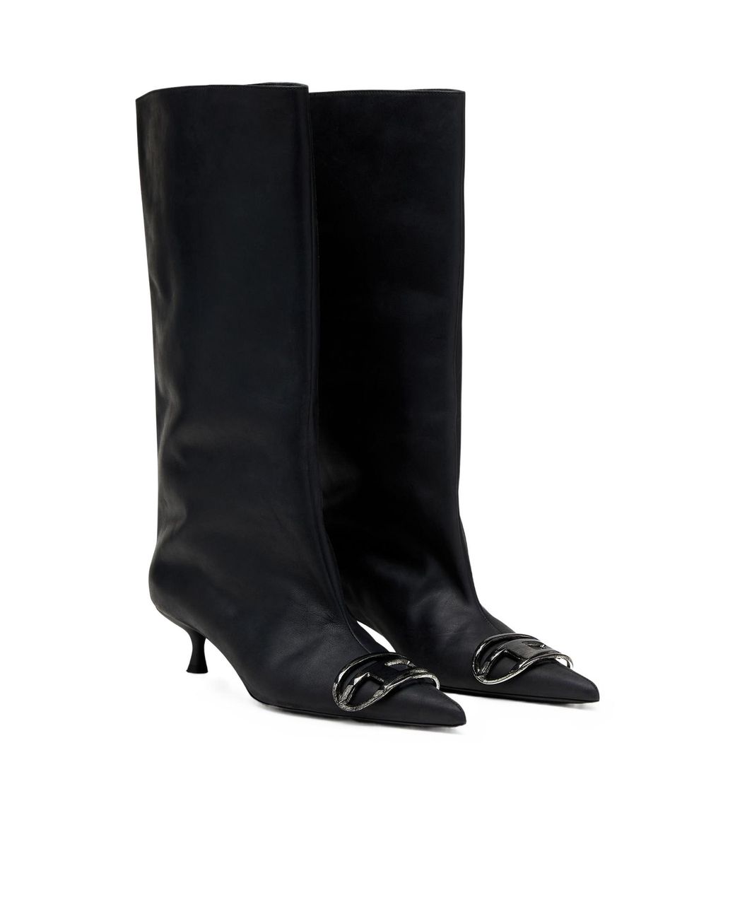 DIESEL 40Mm D-Venus Kb Tube Boots in Black | Lyst