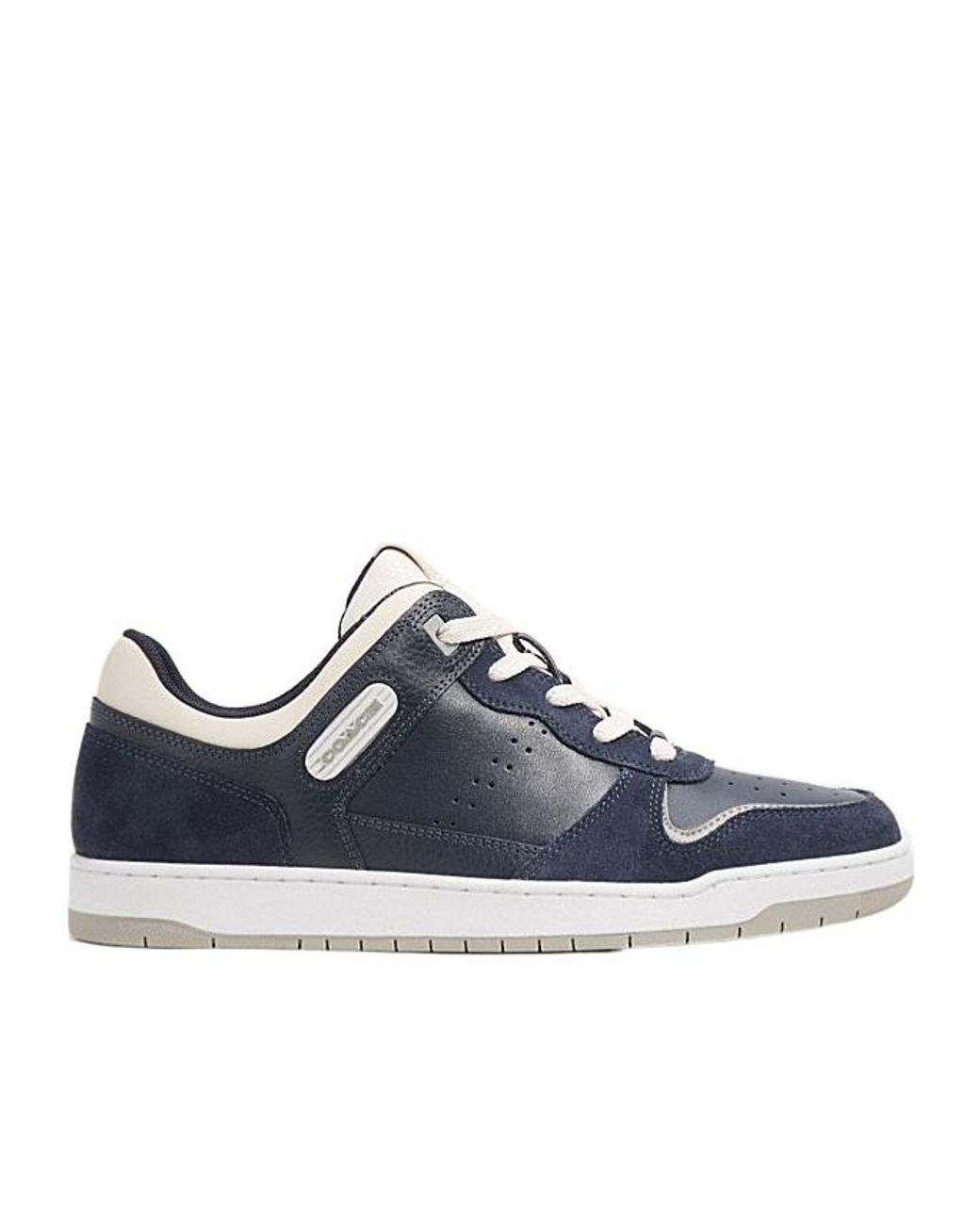 COACH Logo Pattern Low-Cut Skate Shoes in Blue for Men | Lyst