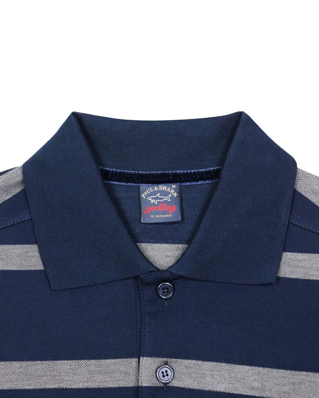 Paul & Shark Logo Sticker Polo Shirt in Blue for Men | Lyst