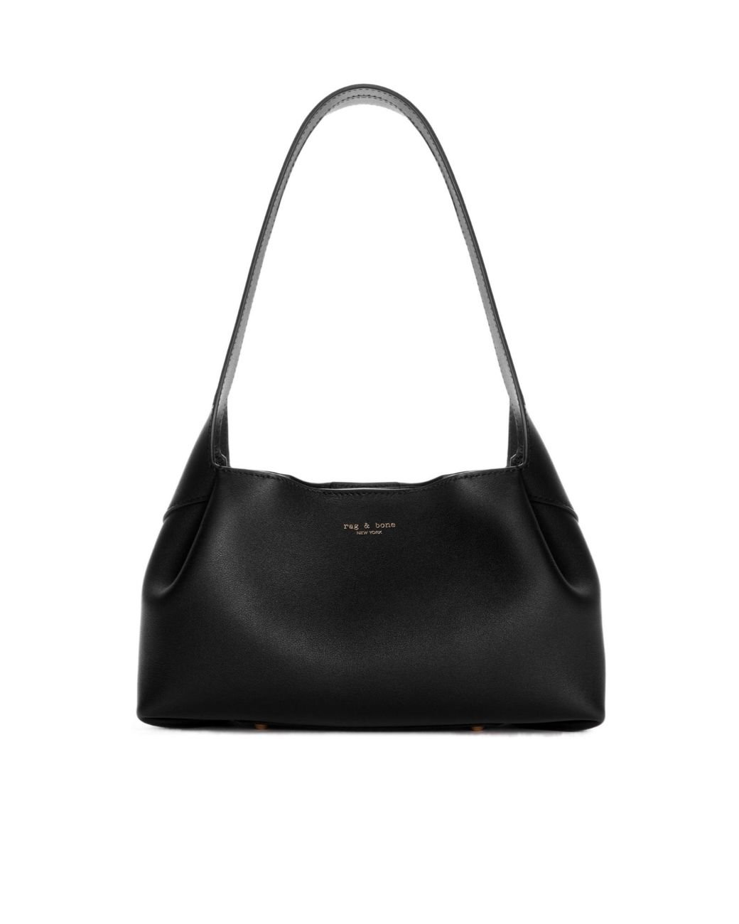 Rag & Bone Slade Calf Leather Shoulder Bag in Black | Lyst