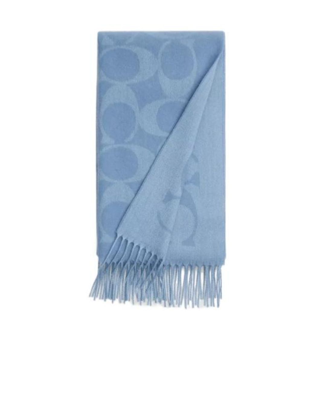 COACH Iconic Scarf in Blue | Lyst