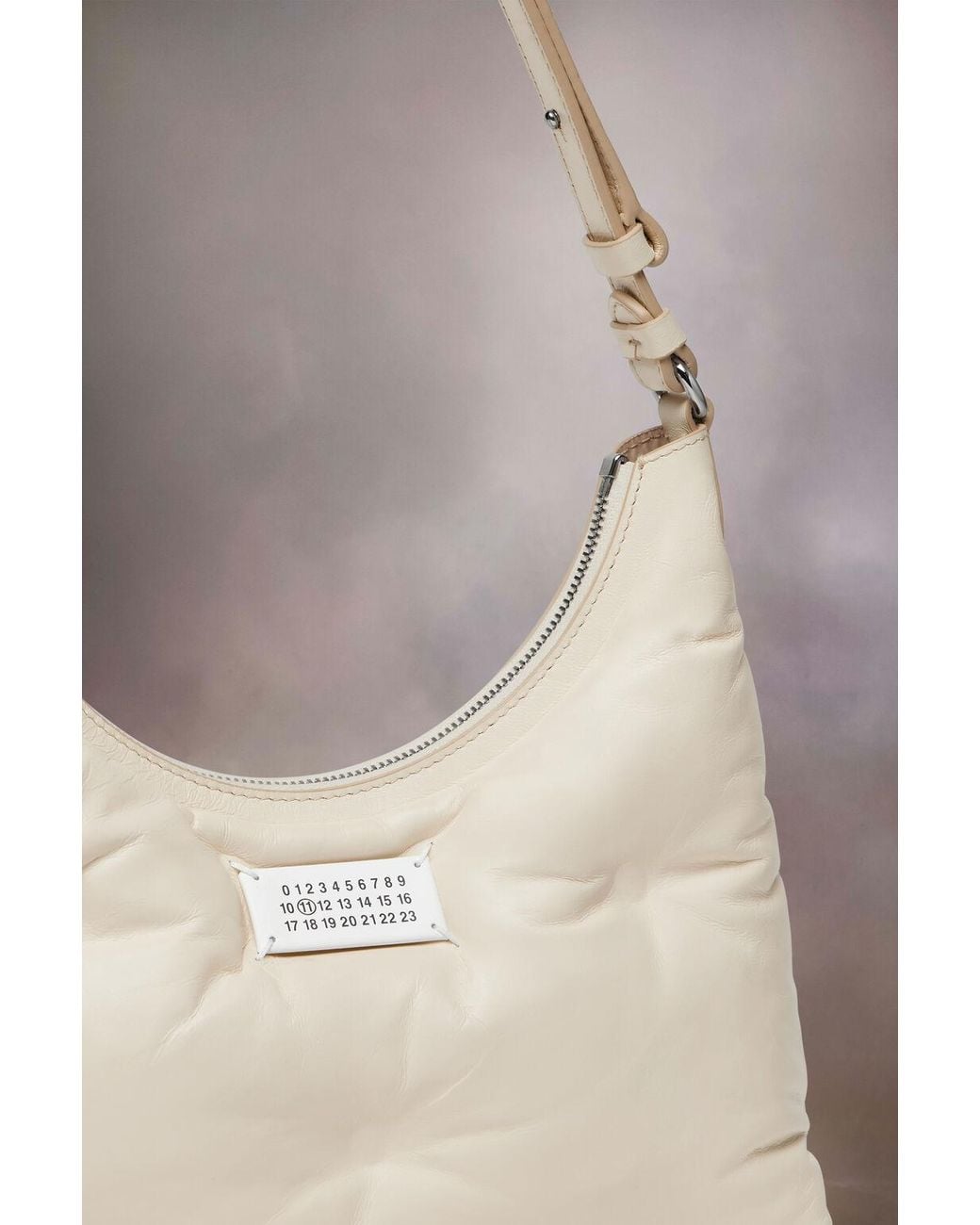 Maison Margiela Glam Slam Small Shoulder Bag in White | Lyst