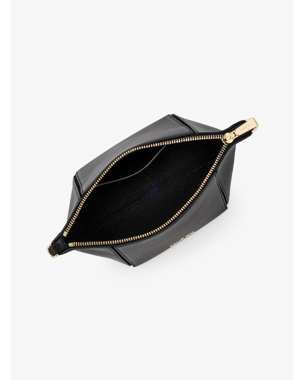 Michael Kors Jordi Logo-Charm Cross Body Bag in Black | Lyst