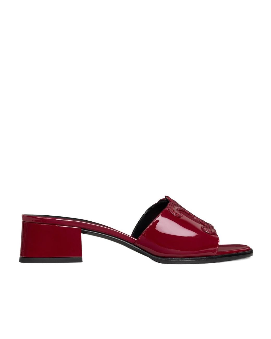 Celine Clemence High Heel Sandals in Red | Lyst