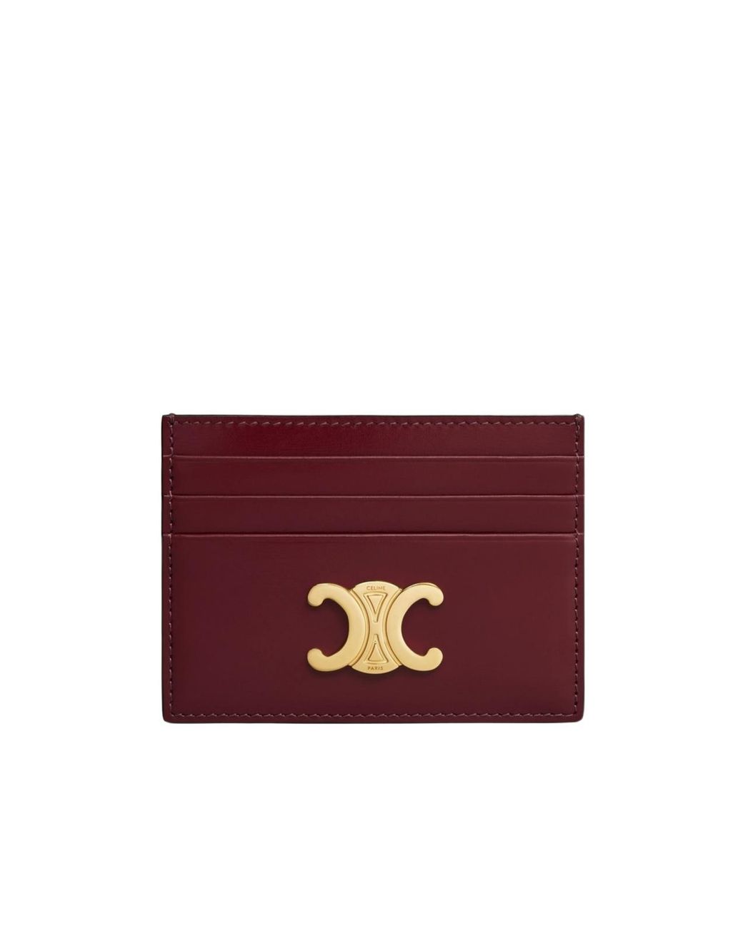 Celine Triomphe Logo Card Pack in Purple | Lyst