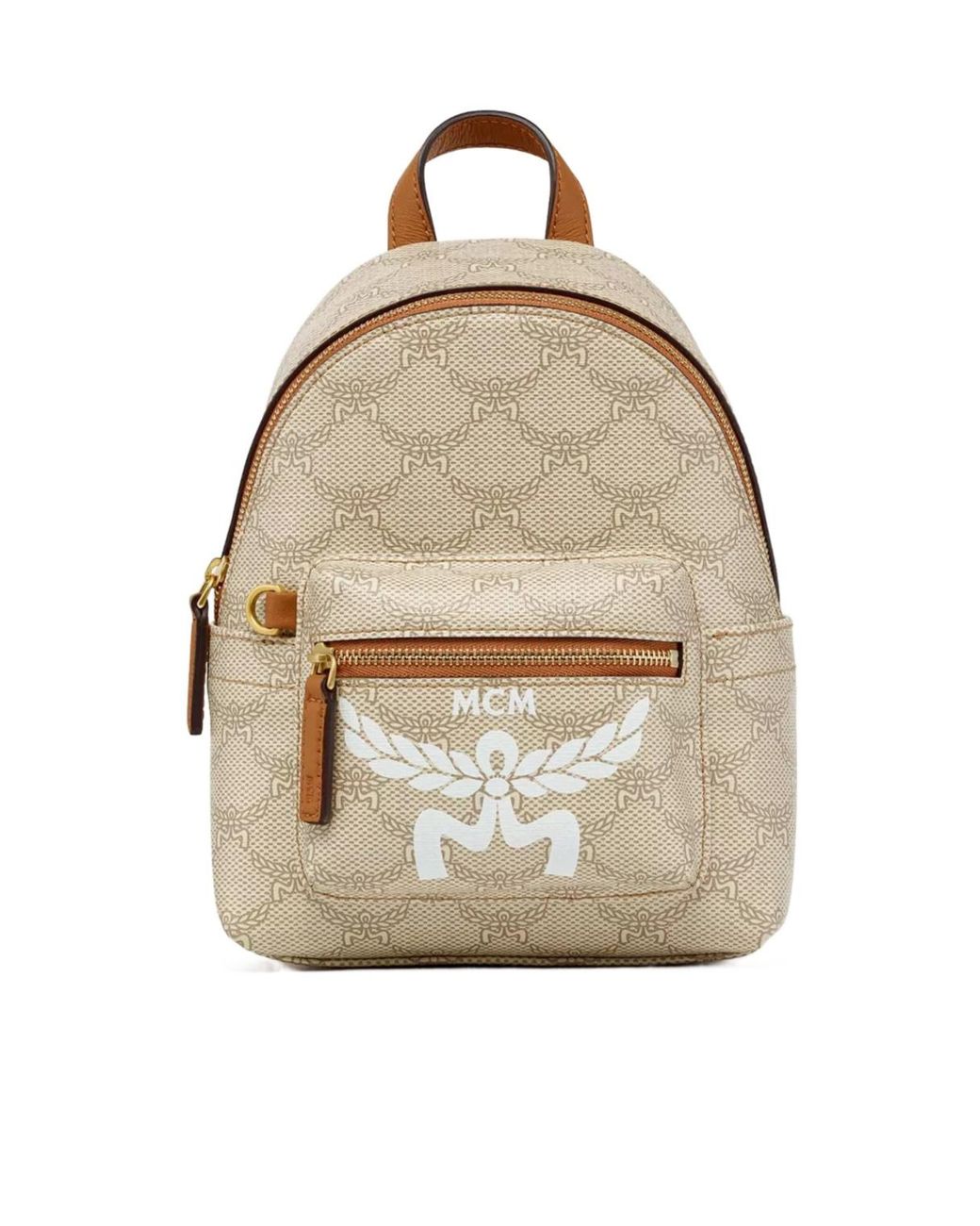 MCM X-Mini Stark Bebe Boo Lauretos Backpack in Natural | Lyst