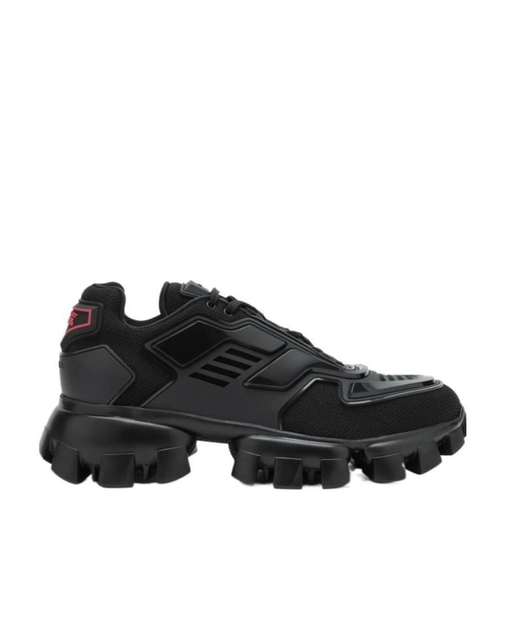 Prada Cloudbust Thunder Technology Fabric Logo Sports Shoes in Black for Men | Lyst