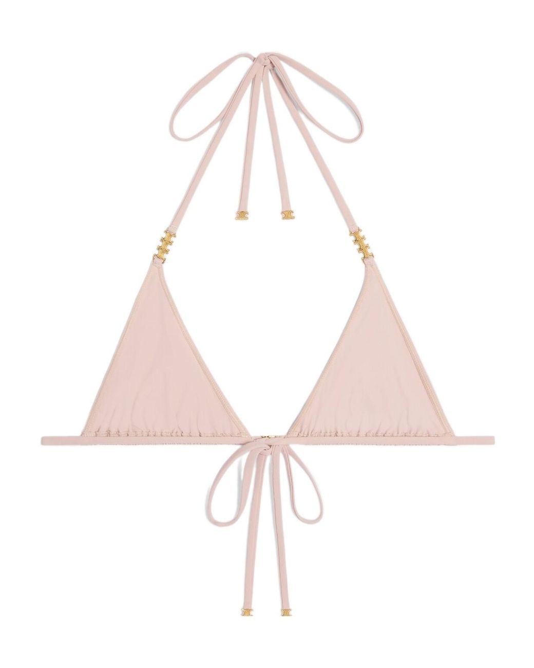 Celine Triomphe Triangle Top in Pink | Lyst