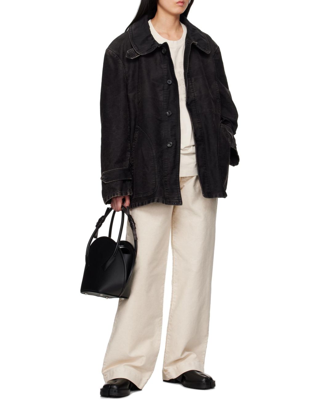 Maison Margiela Small Fortune Tote Bag in Black for Men | Lyst