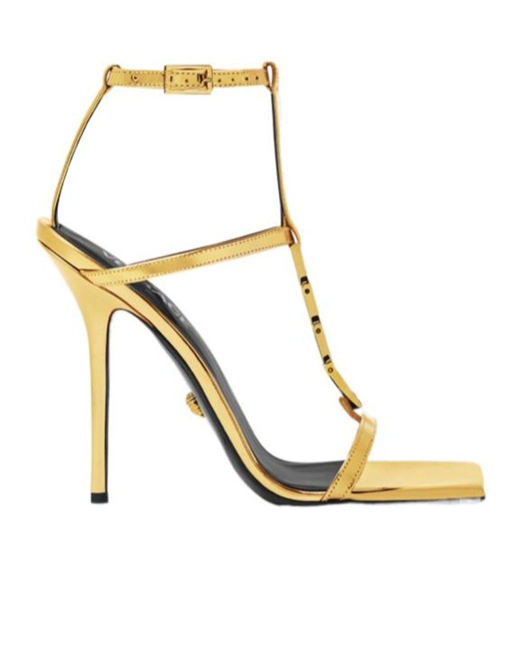 Versace 105Mm V2025 Sandals in Metallic | Lyst