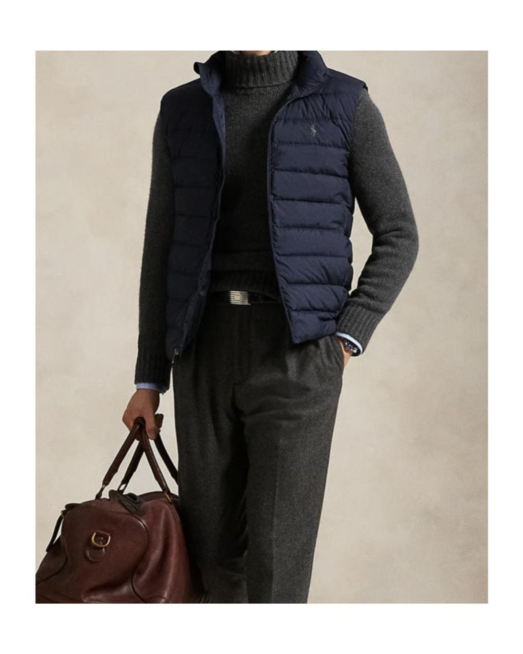 Polo Ralph Lauren The Colden Packable Down Vest in Blue for Men | Lyst