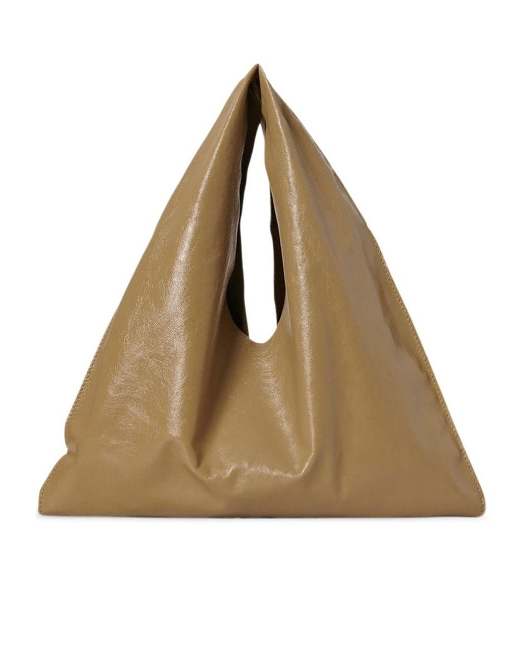The Row Small Bindle Logo Handbag in Natural | Lyst