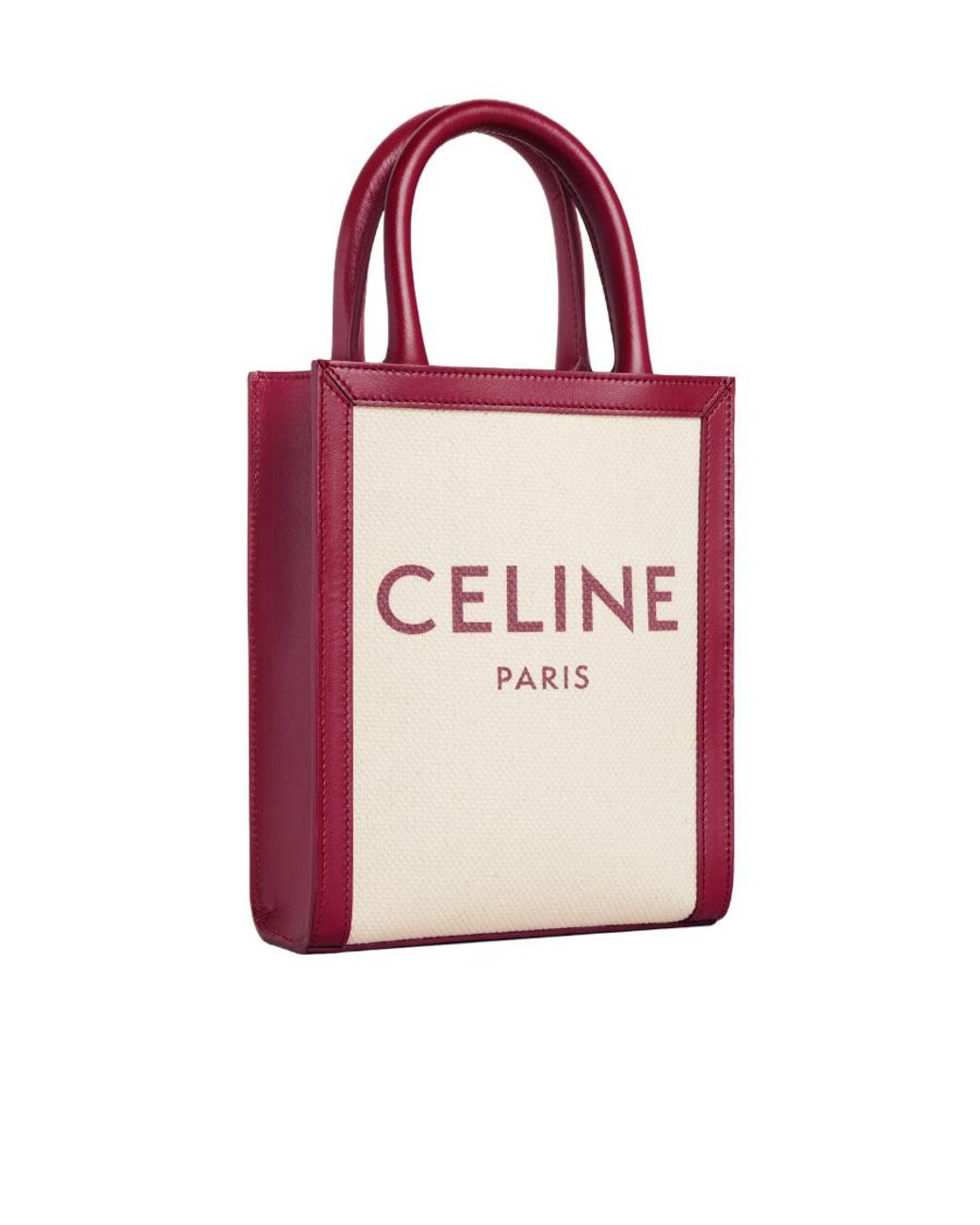 Celine Mini Vertical Cabas in Pink | Lyst