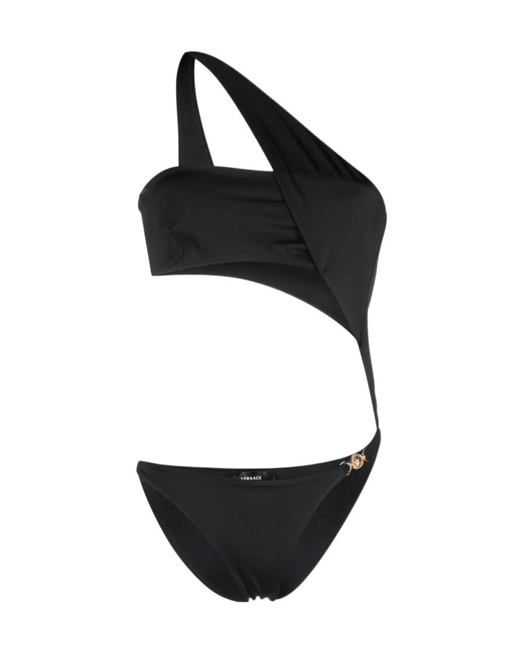 Versace Medusa Head One-Piece Swimsuit in Black | Lyst
