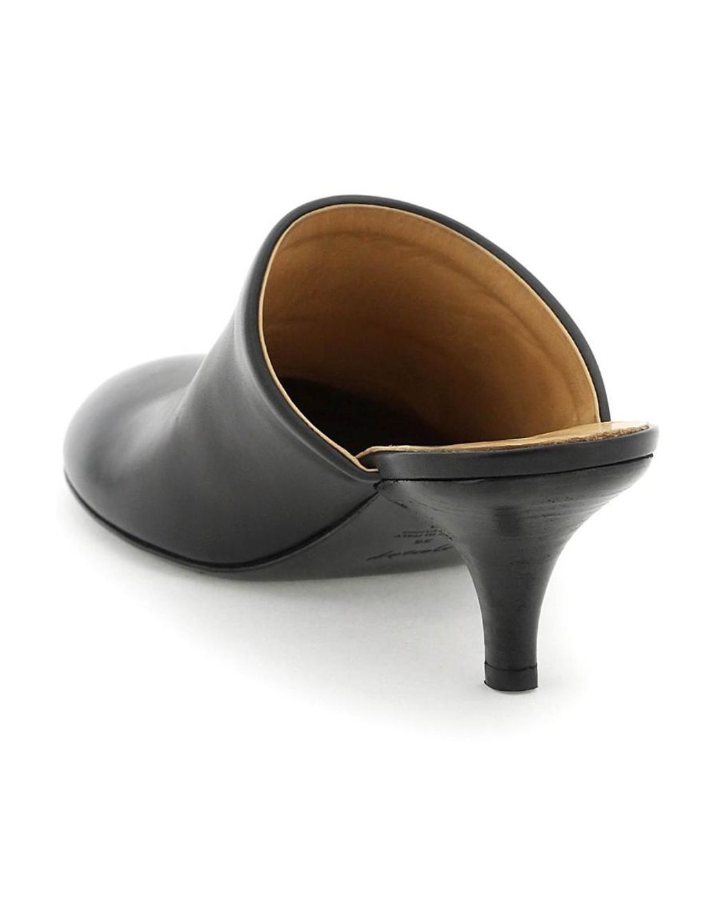 Marsèll Spilla Logo Muller Heels in Brown | Lyst