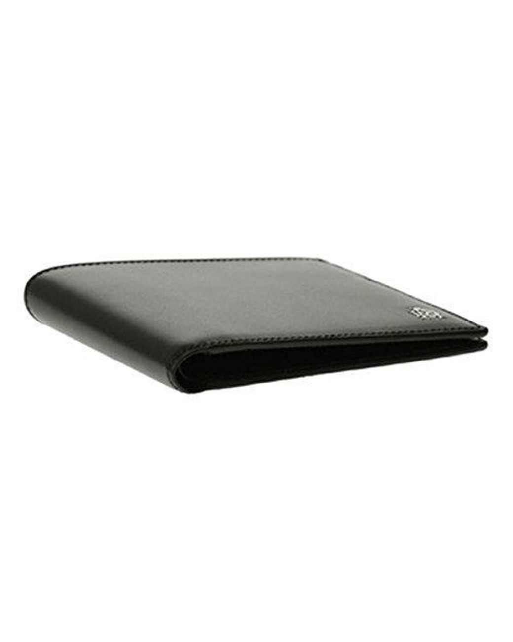 dunhill Logo Double Fold Wallet in Black for Men | Lyst