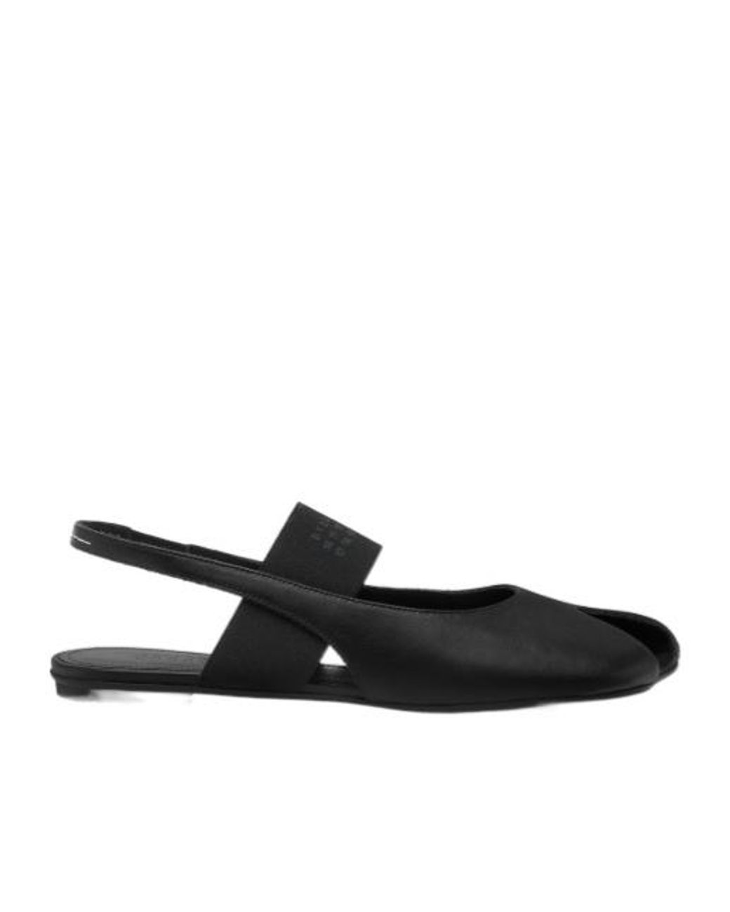MM6 by Maison Margiela Anatomic Numeric Slingback Sandals in Black | Lyst