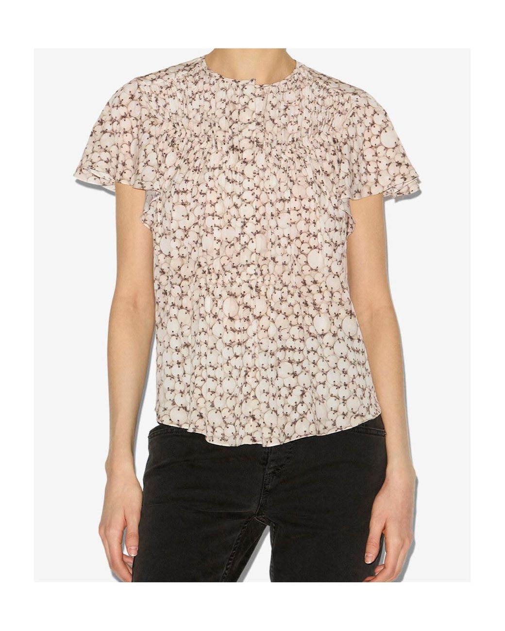 Isabel Marant Synda Top in White | Lyst