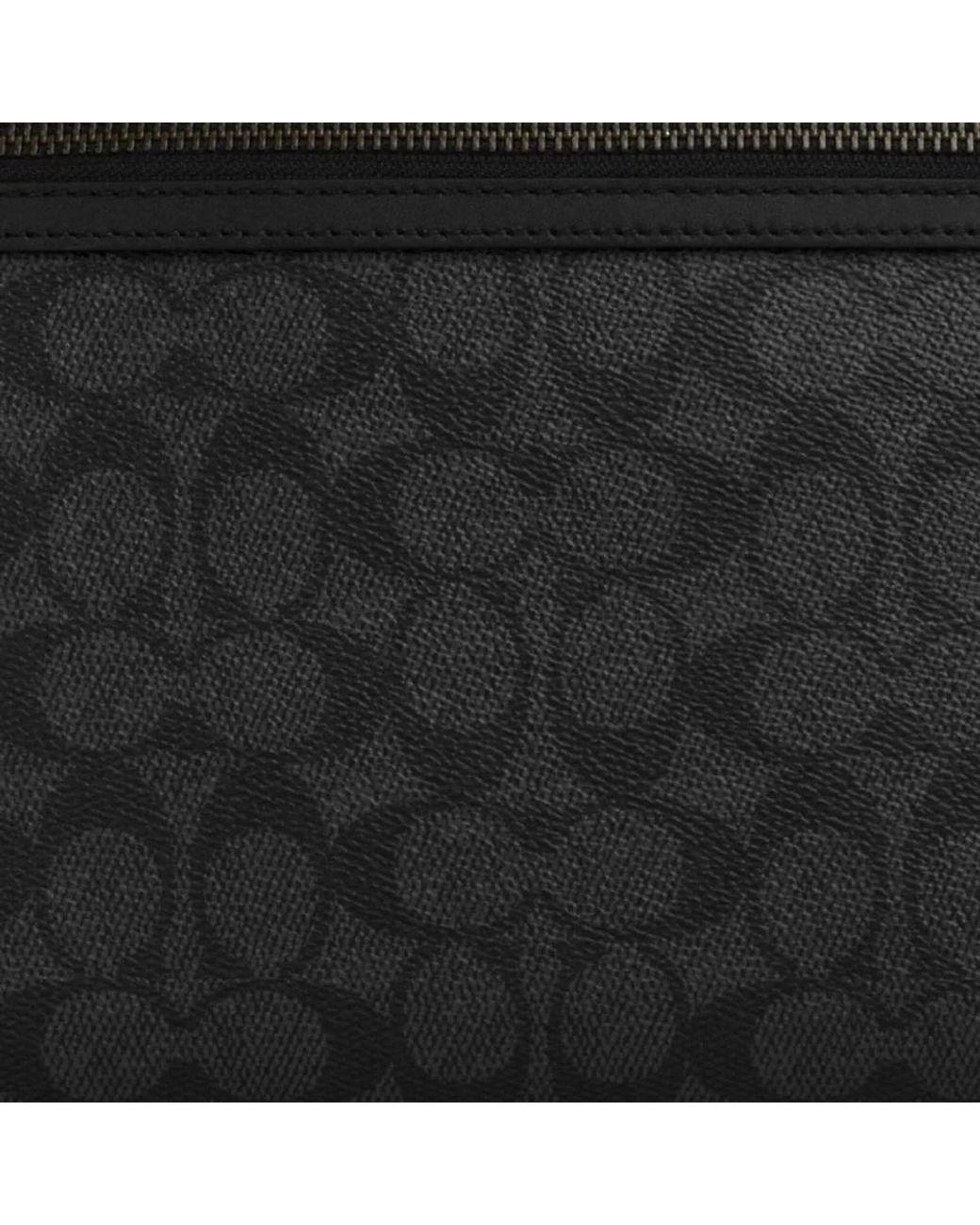 COACH Carry All Pouch in Black for Men | Lyst