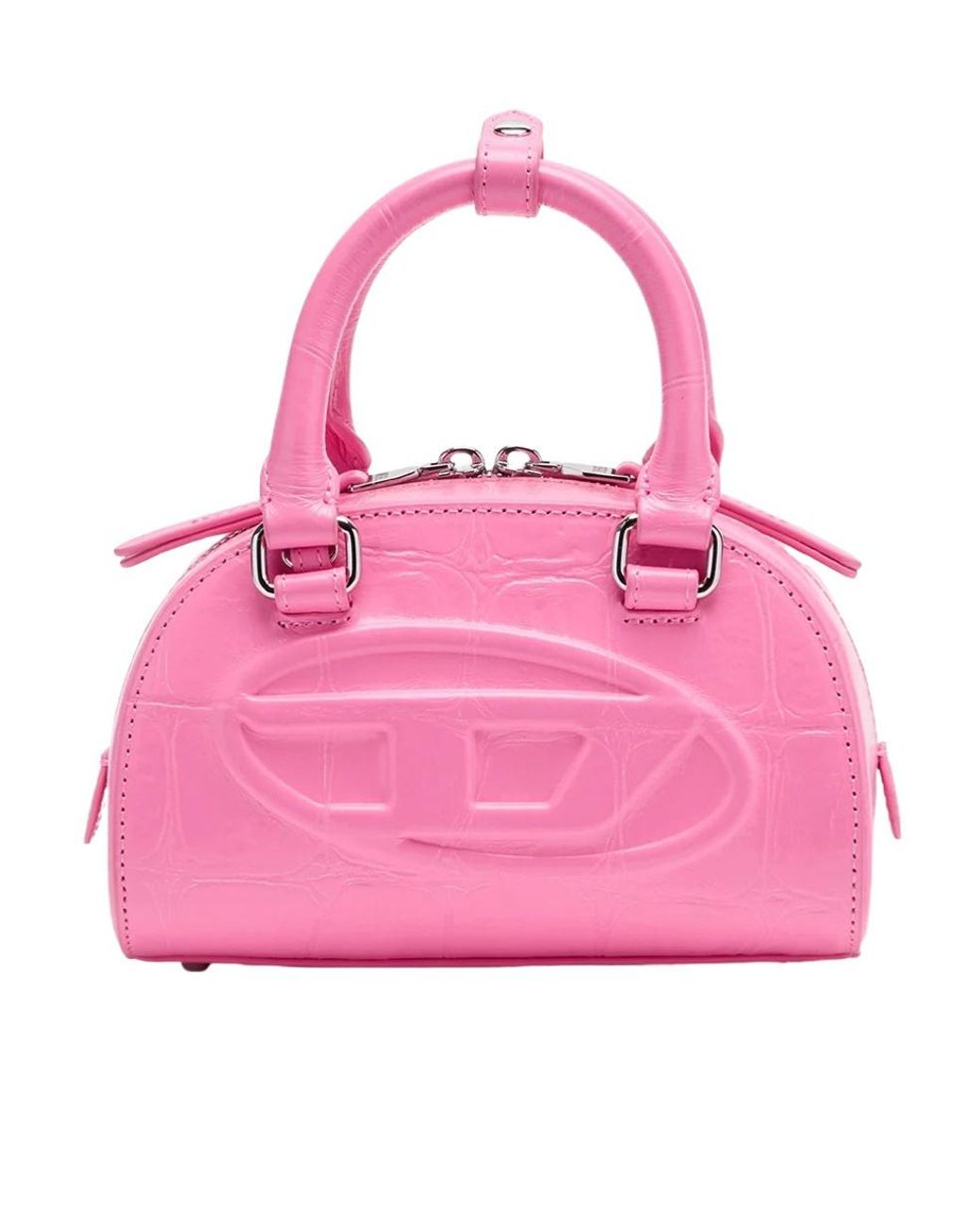 DIESEL 1Dr Dome Cross Body Bag in Pink | Lyst