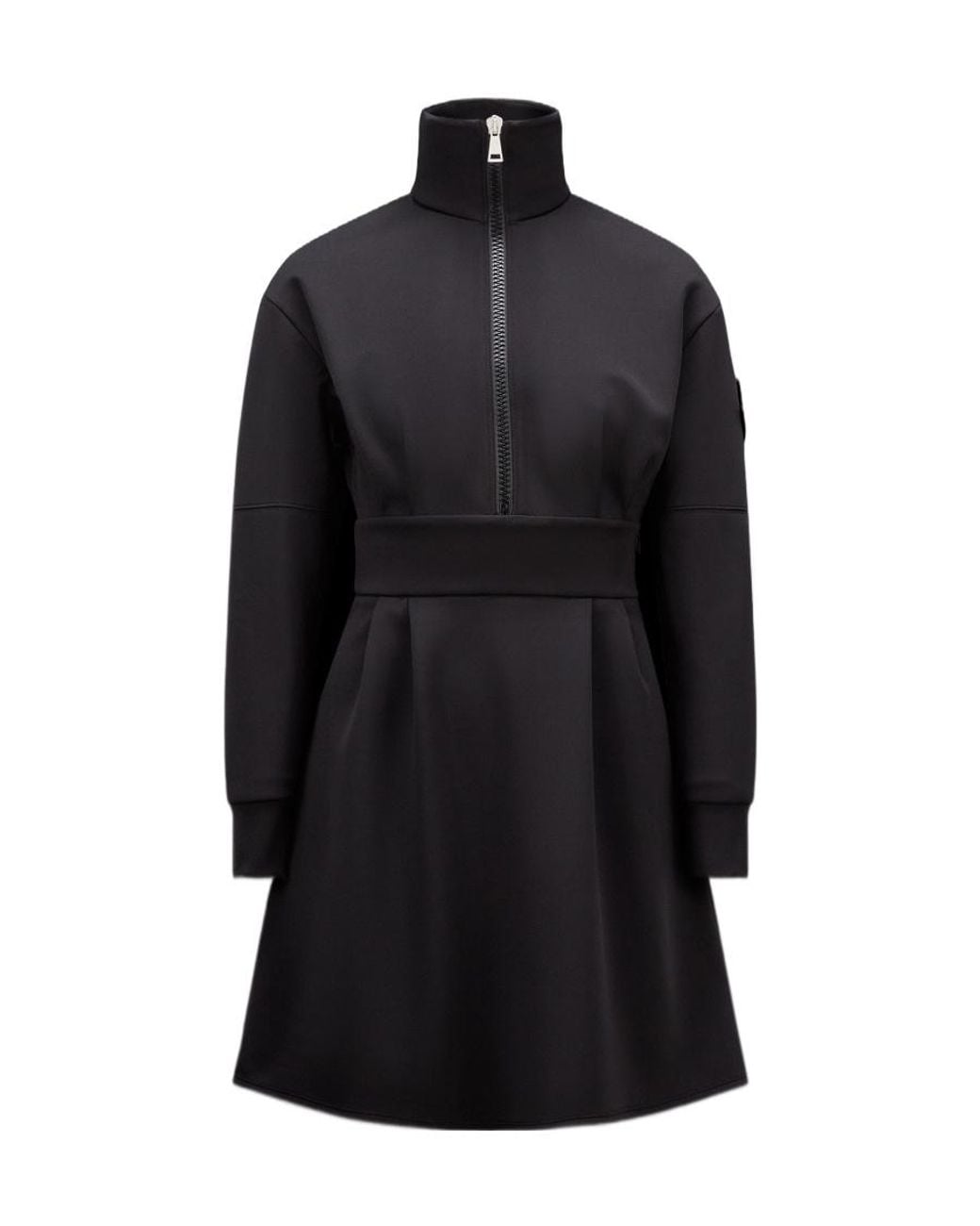 Moncler Triacetate Dress in Black | Lyst