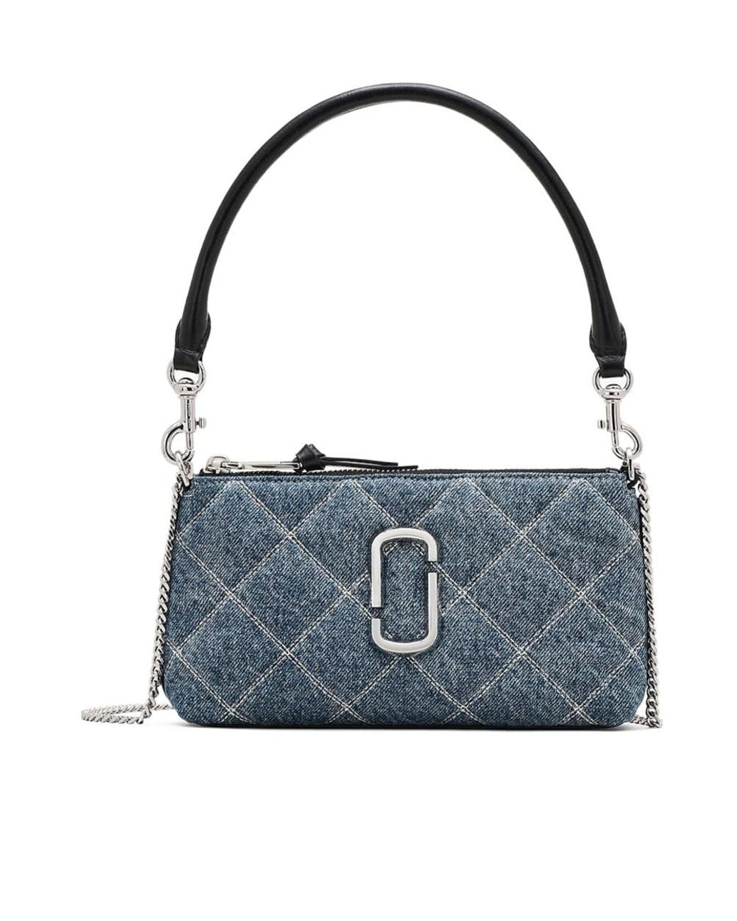 Marc Jacobs The Quilted Denim Utility Cross Body Bag in Blue | Lyst