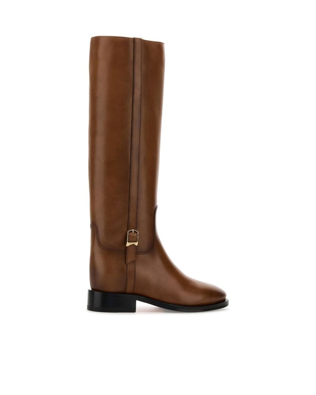 Santoni Mandy Buckle Boots in Brown | Lyst