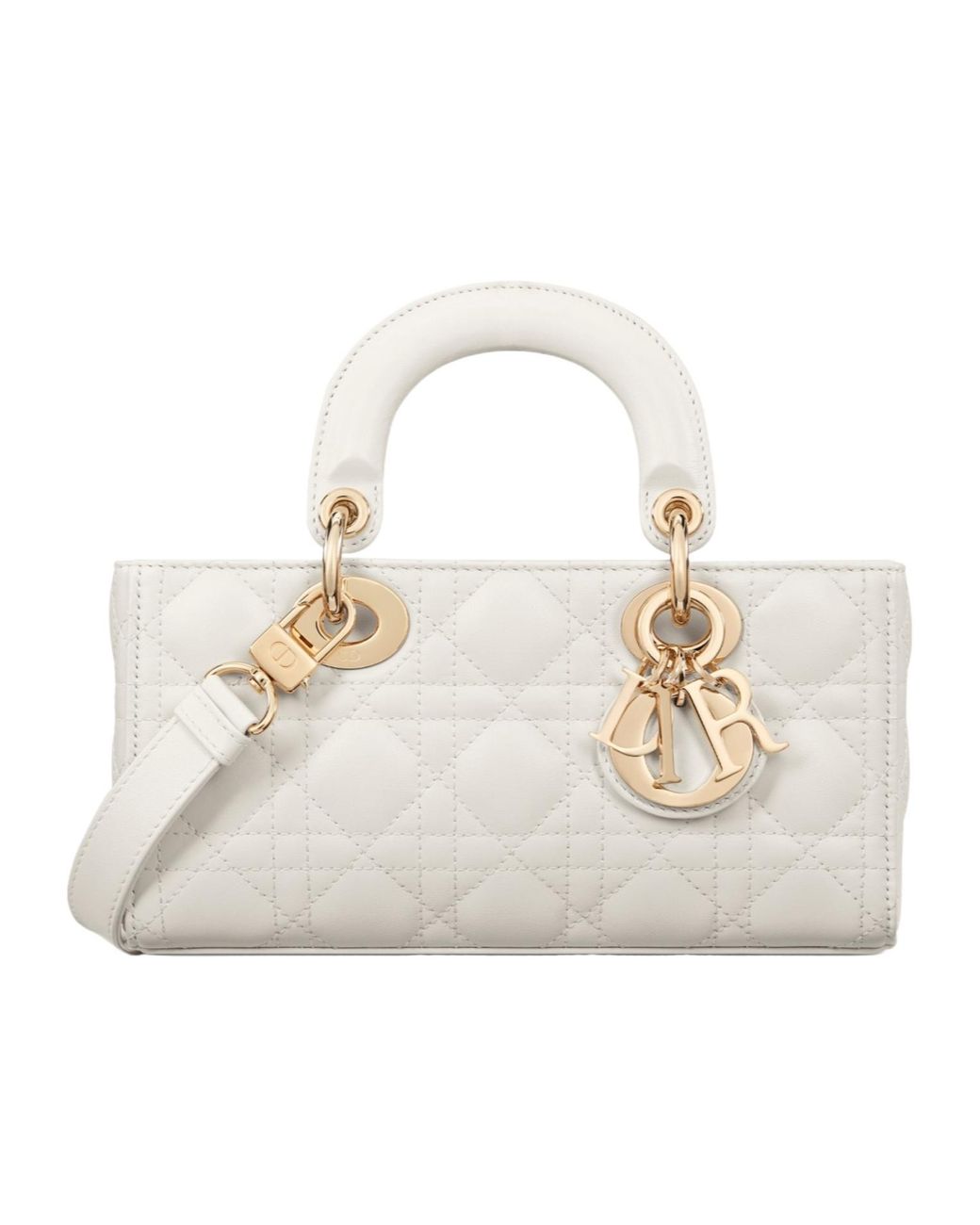 Dior Small Logo Shoulder Bag in Natural | Lyst