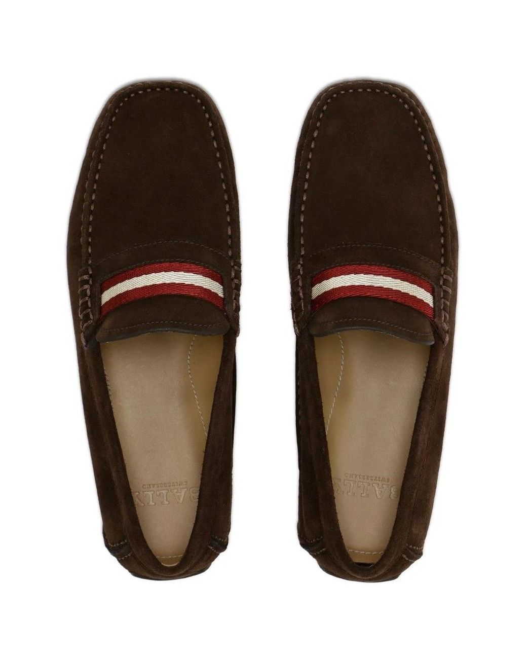 Bally Logo Business Casual Shoes in Brown for Men | Lyst