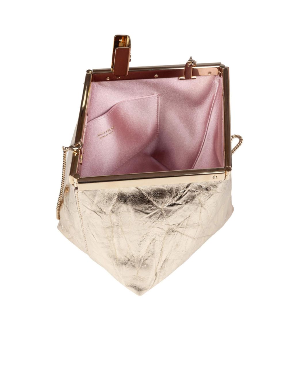 Jimmy Choo Logo-Embossed Single-Shoulder Bag in White | Lyst