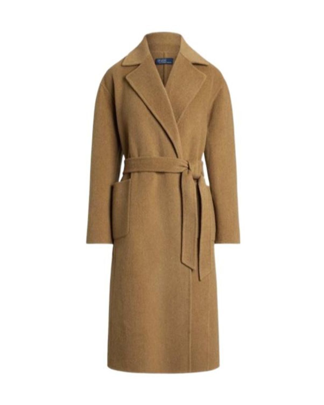 Polo Ralph Lauren Strap-Up Coat in Natural | Lyst