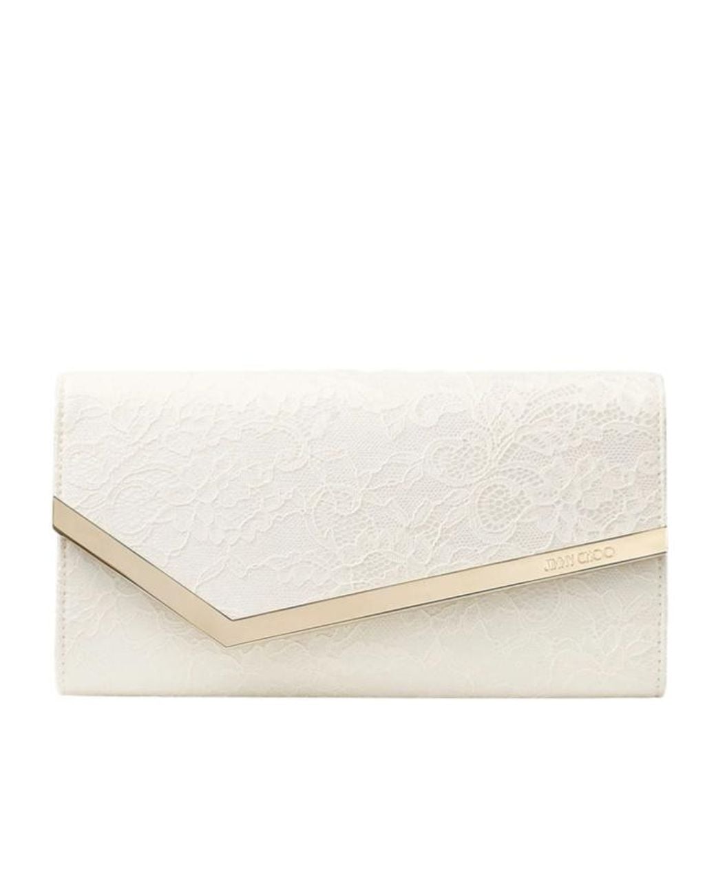 Jimmy Choo Flap-Over Shoulder Bag in Natural | Lyst