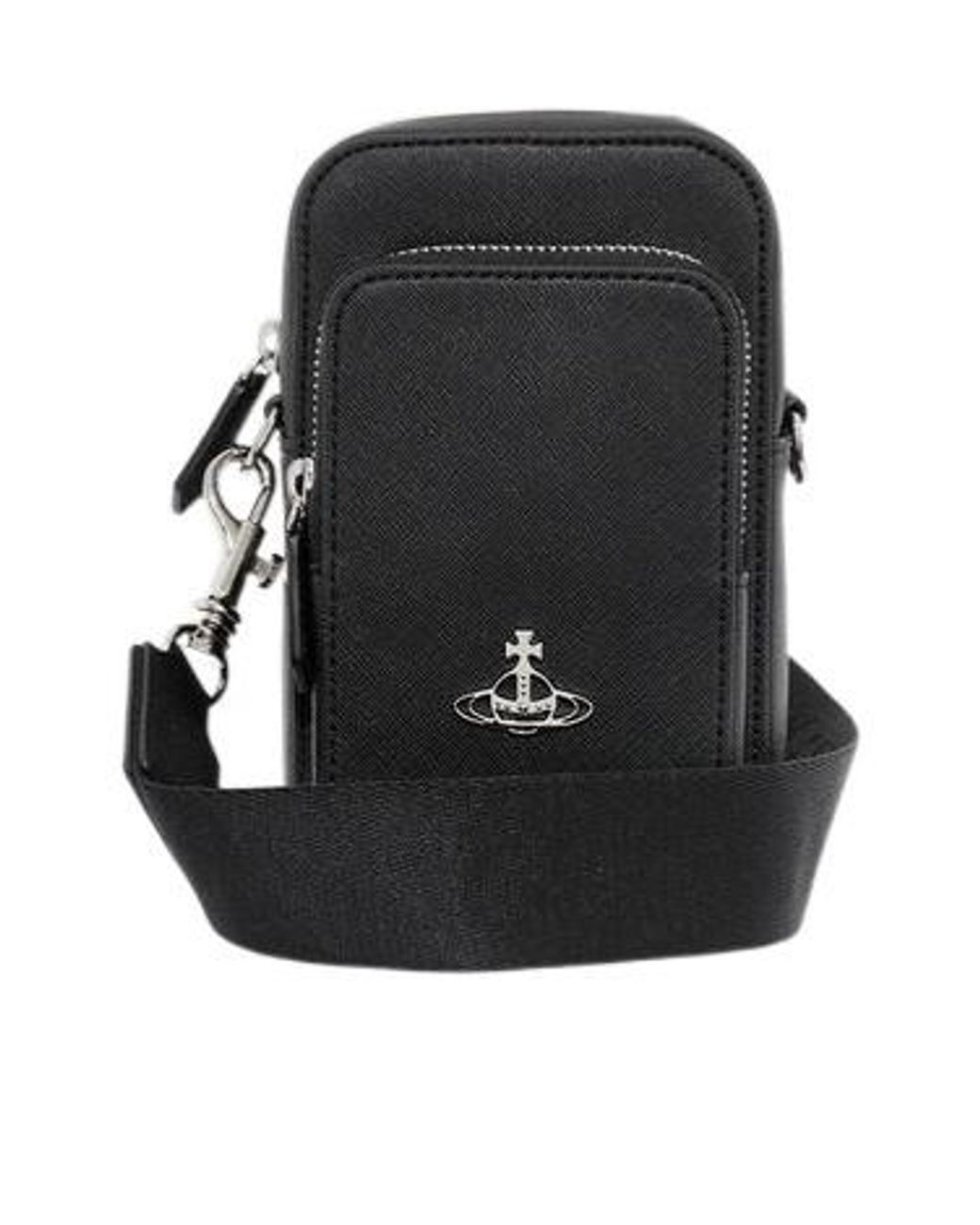 Vivienne Westwood Phone Crossbody Bag in Black for Men | Lyst