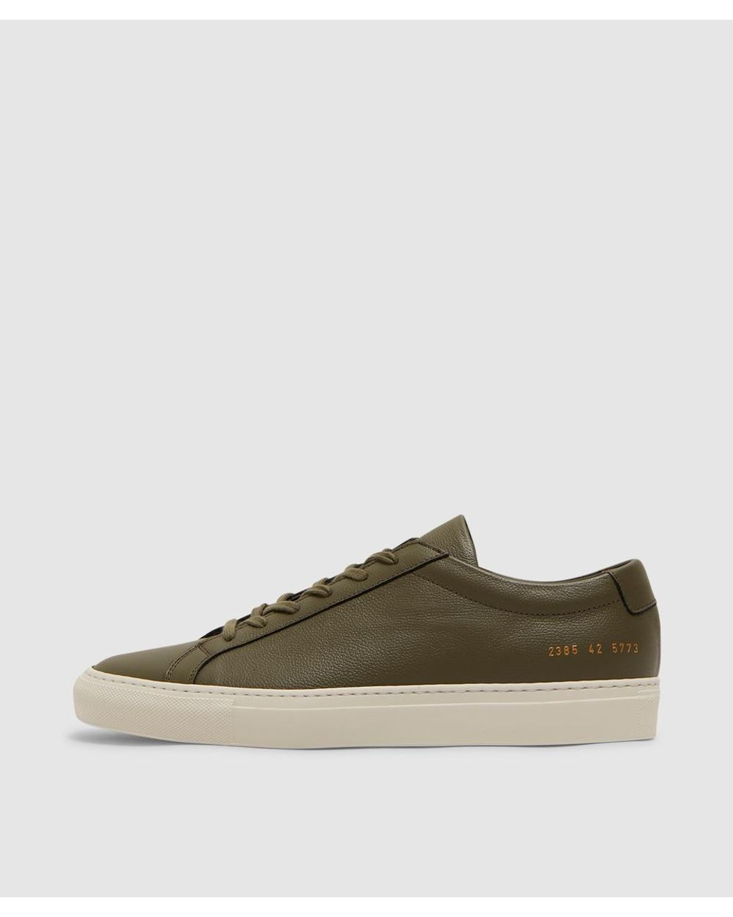 Common Projects Original Achilles Contrast Sole Sneaker (Army | Lyst