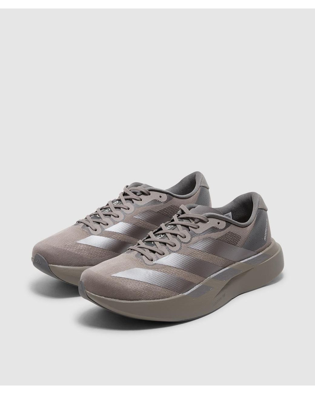 adidas Adizero Evo Sl Sneaker (Charcoal/Coffee Met/Aurora in Grey for ...