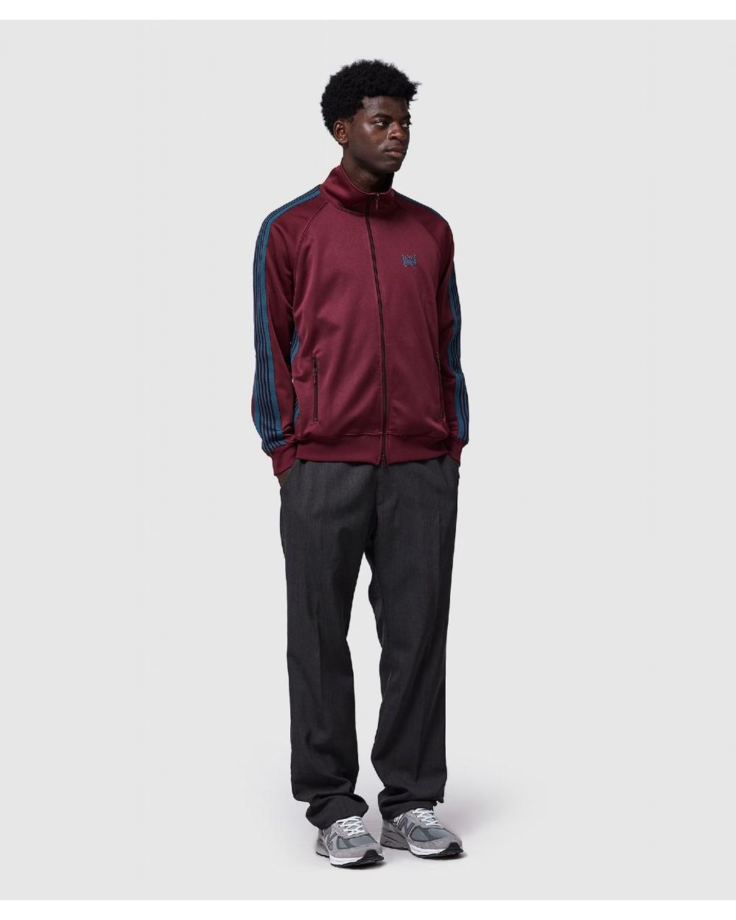 needles-MAROON-Track-Jacket- needles-MAROON-Track-Jacket-