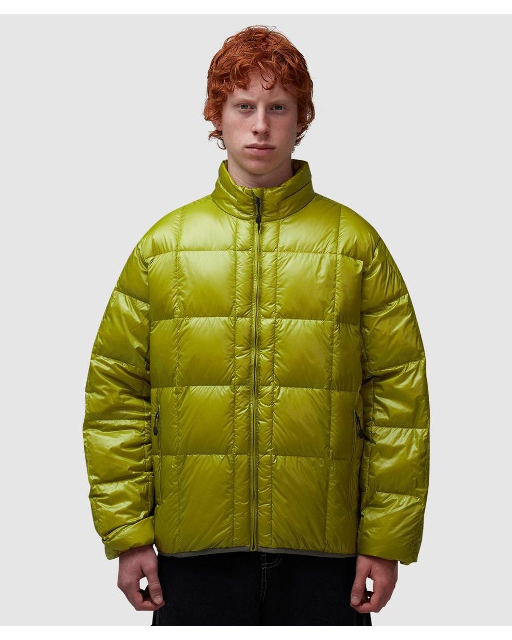 thisisneverthat Pertex Light Down Jacket in Green for Men | Lyst