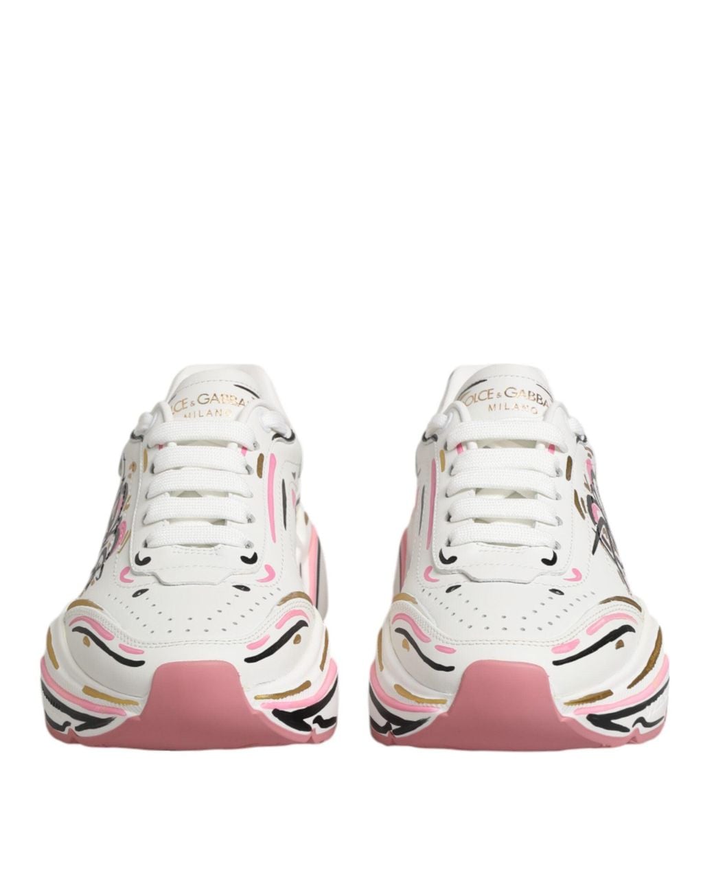 Dolce & Gabbana Multicolor Hand Painted Daymaster Sneaker Shoes in ...