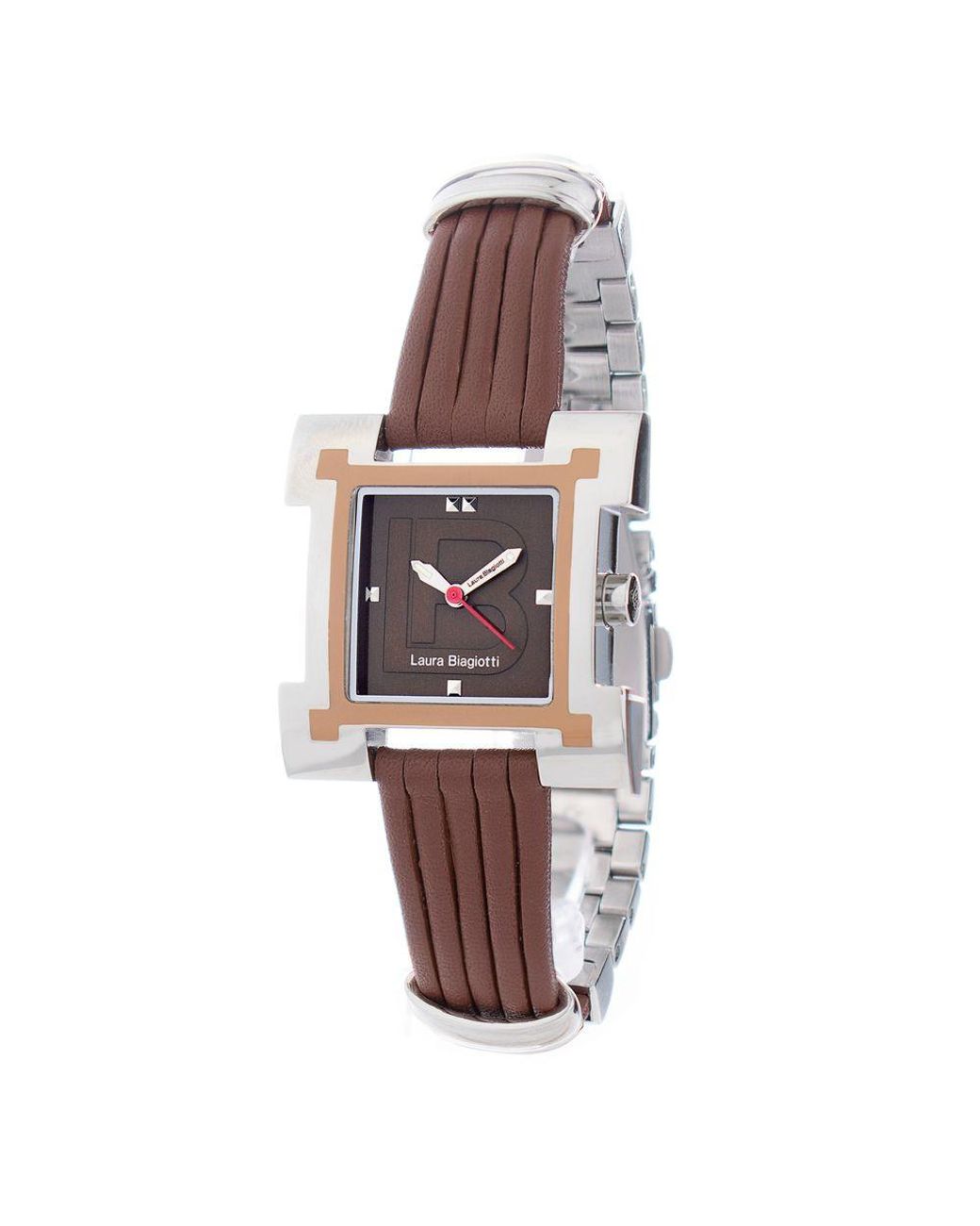 Laura Biagiotti Brown Leather Lining Dress Watch | Lyst UK