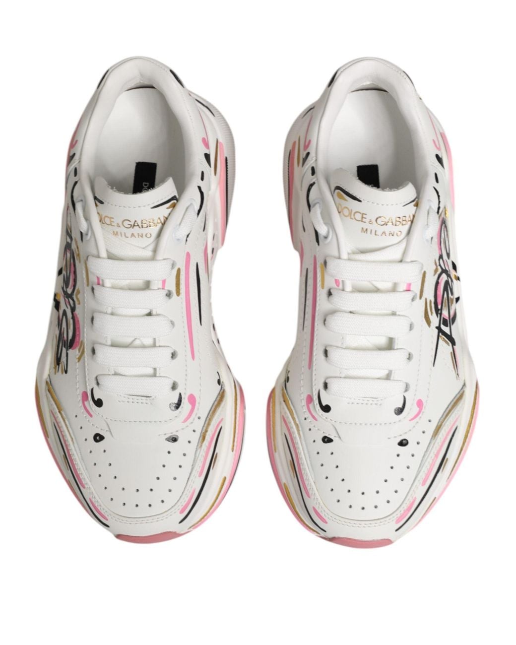Dolce & Gabbana Multicolor Hand Painted Daymaster Sneaker Shoes in ...