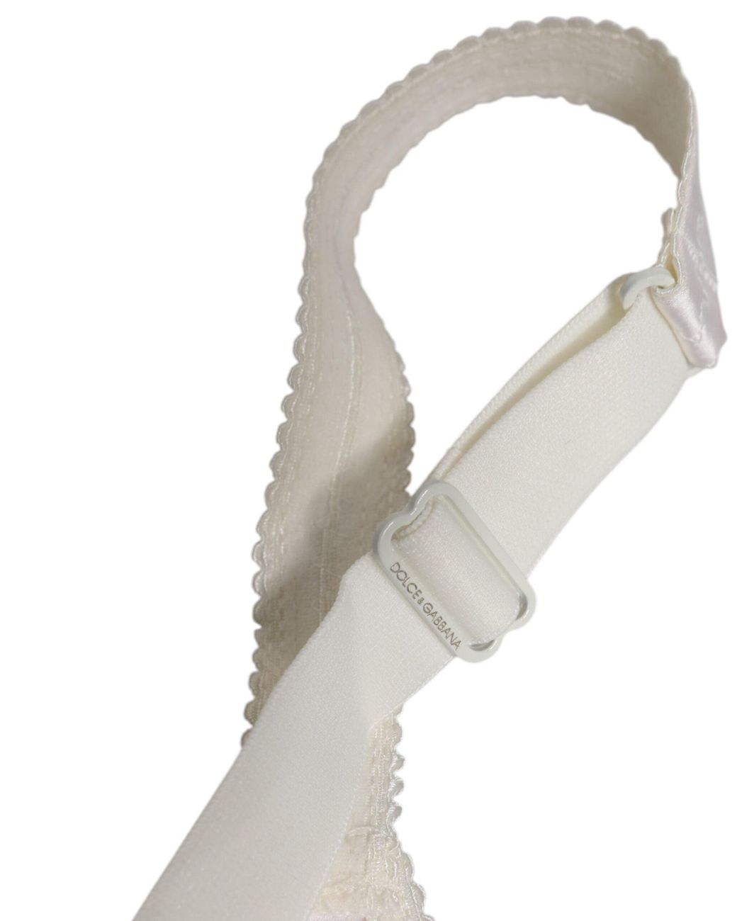 Dolce & Gabbana White Silk Balconette Non Wire Bra Underwear in Natural ...