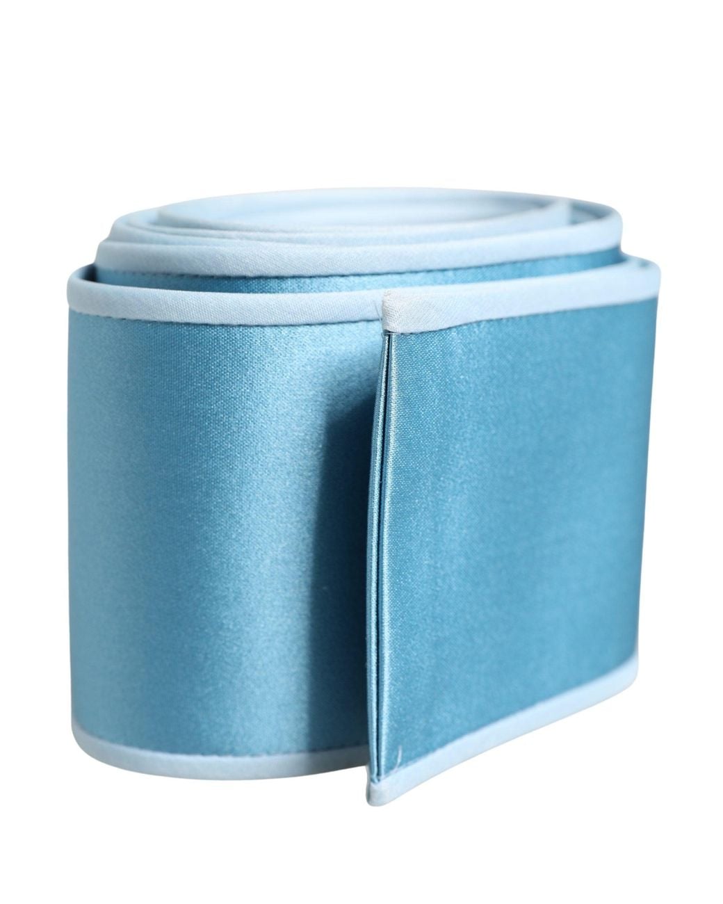 Dolce & Gabbana Light Blue Silk Satin Waist Cintura Belt | Lyst