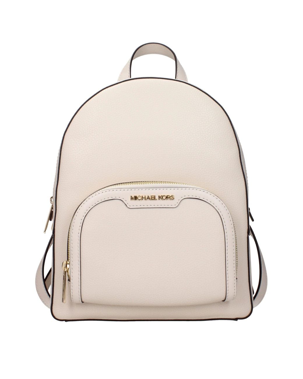 Michael Kors Beige Leather Backpack in Natural for Men | Lyst