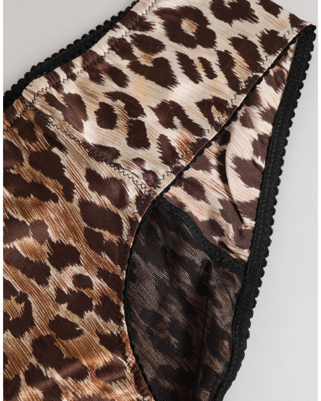 Dolce & Gabbana Multicolor Leopard Print Girdle Panty Underwear in ...